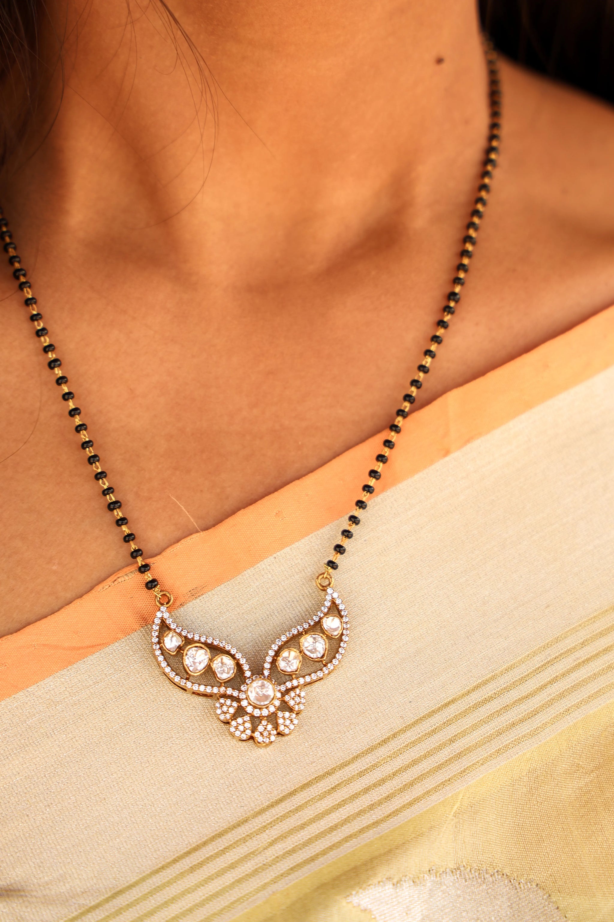 Hamsa - The Graceful Swan Mangalsutra